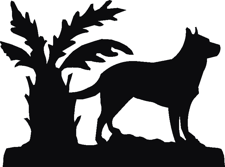 Australian Cattle Dog Loo Roll Holder | The Profiles Range